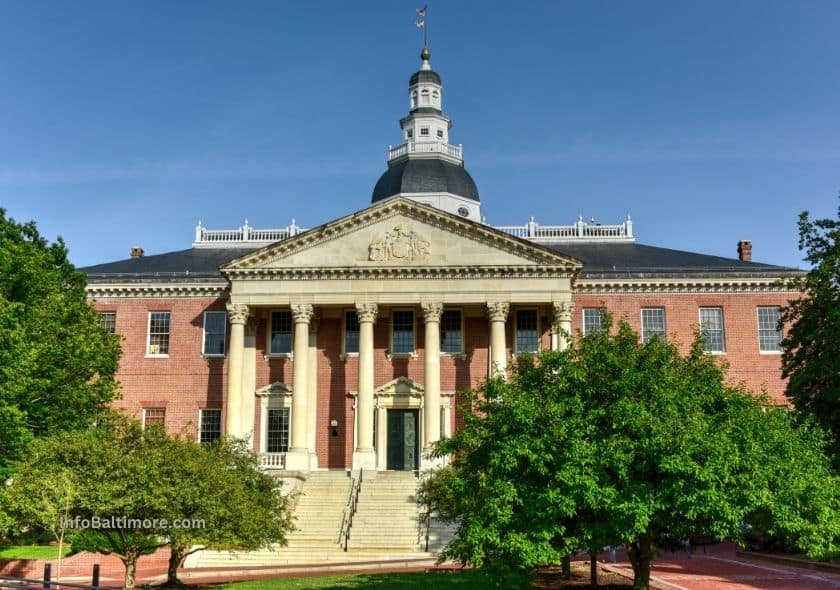 Maryland State House in Annapolis