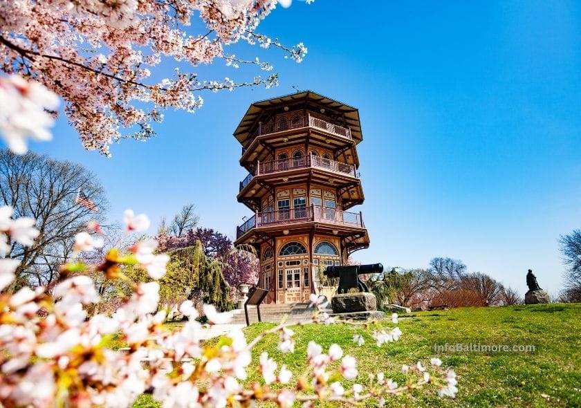 Self-guided walking tour of the Patterson Park Pagoda